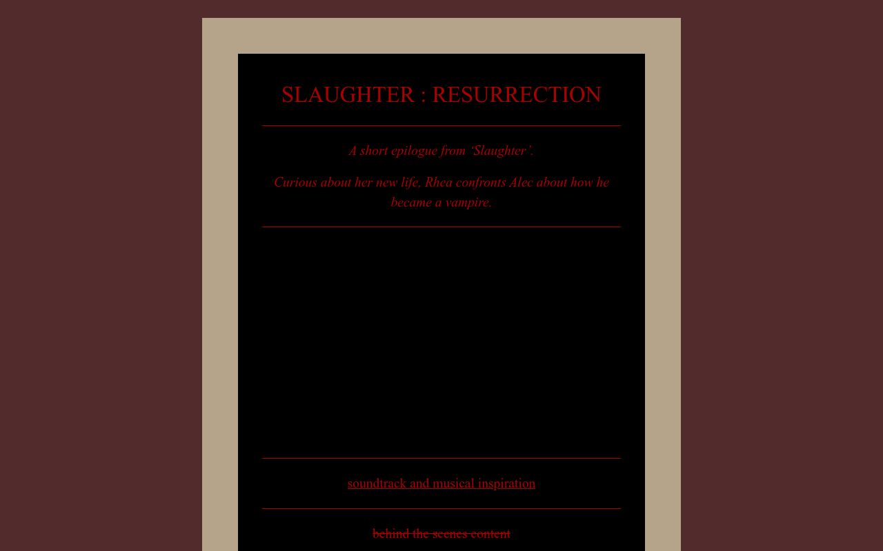 Slaughter : Resurrection